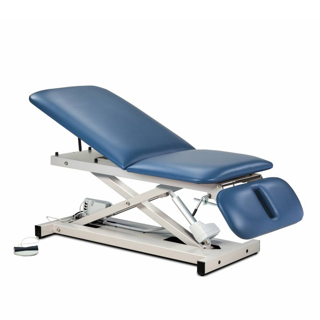 Clinton Open Base Power XL Table W/ Adjust. Backrest & Drop Section SKU ...