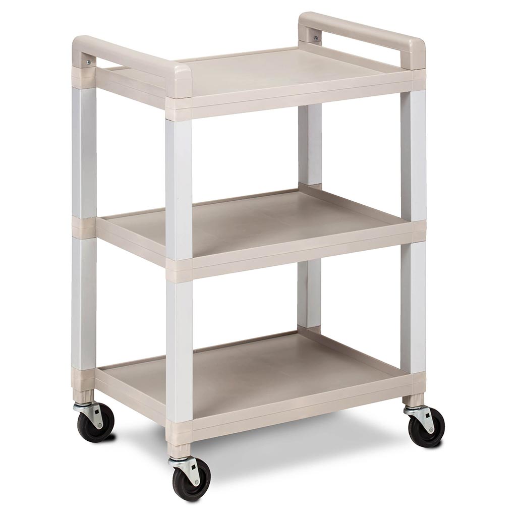 Clinton TC-50 Plastic Utility Cart – Booth Medical Equipment