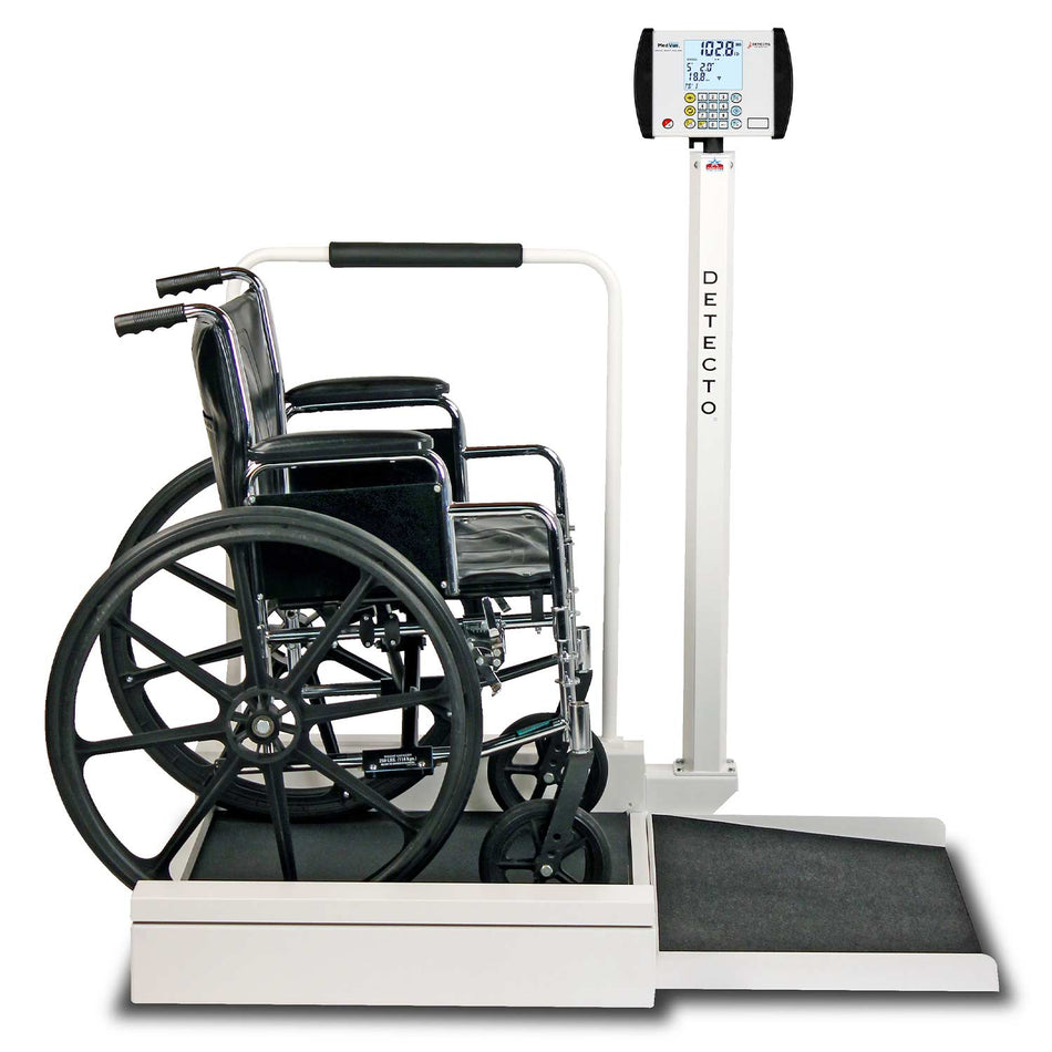 6495 Detecto Wheelchair Scale - 800 lb Capacity