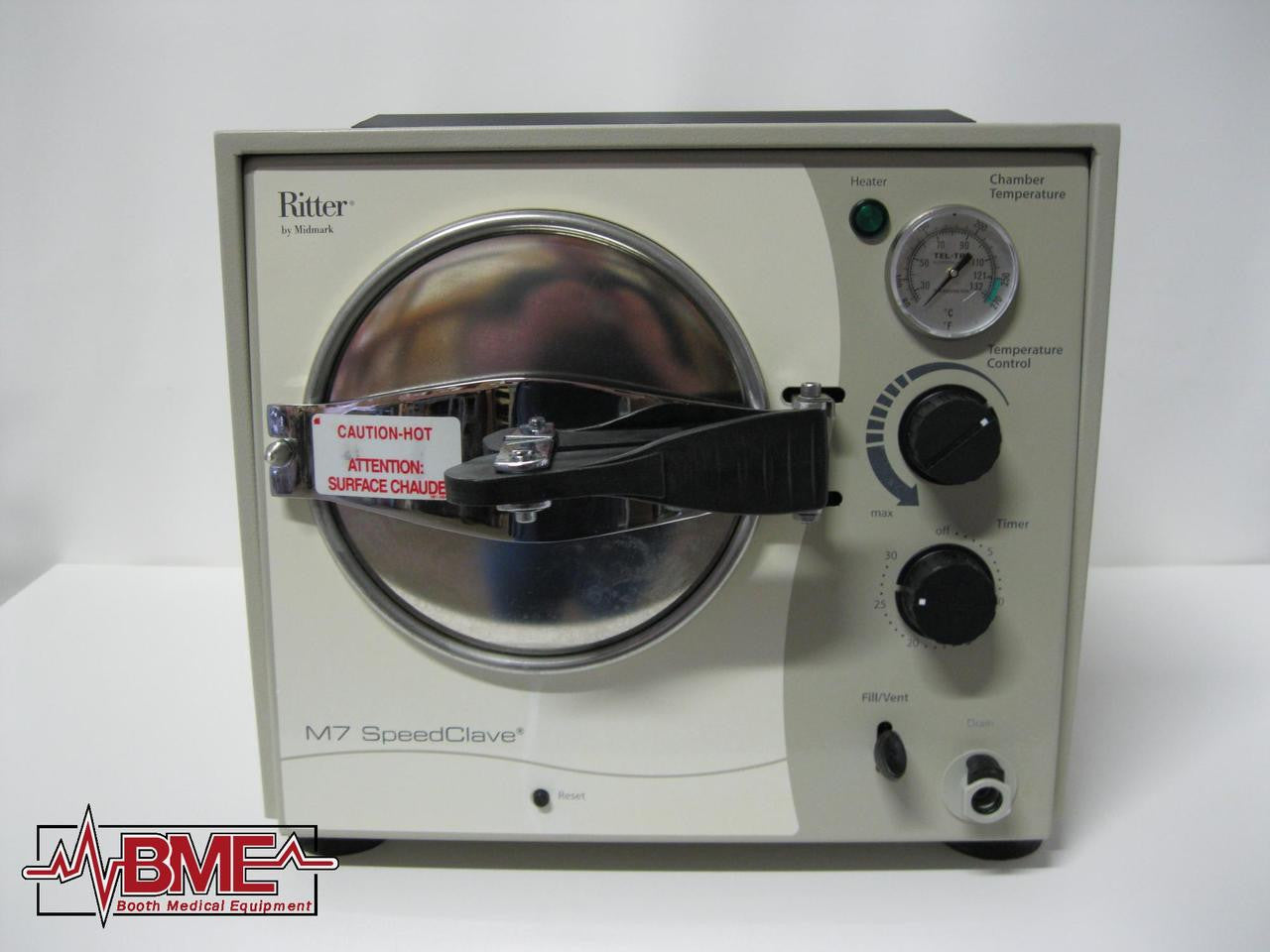 Midmark/Ritter M7 Speedclave Refurbished Manual Autoclave