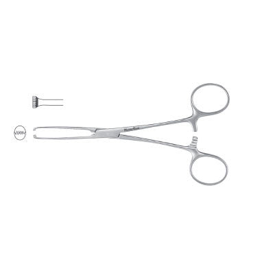 Allis Tissue Forceps, 6" , 4 x 5 teeth Sku: MH16-6
